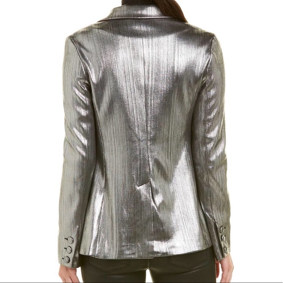 Endless Rose | Jackets & Coats | Endless Rose Silver Metallic Blazer ...